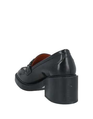 Chloé Leather Loafers With Embellished Logo