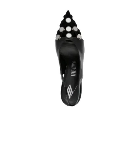 Attico 110mm Fiona Pumps With Rivet Embellishments