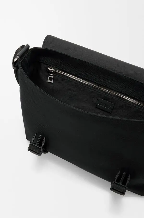 Loewe Medium Flap Shoulder Bag - Khaki/black