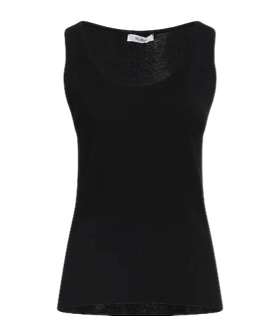 Max Mara Solid Color Sleeveless Knit Top