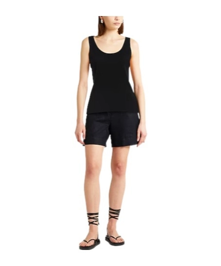 Max Mara Solid Color Sleeveless Knit Top