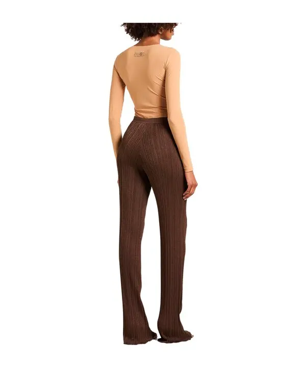 MAISON MARGIELA Solid Crew-neck Knit Jumpsuit