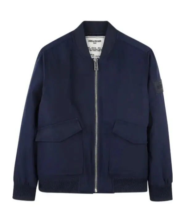 Zadig&Voltaire Logo-patch Bomber Jacket