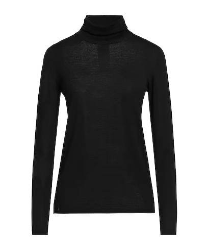 Max Mara Solid Lightweight Wool Turtleneck Sweater