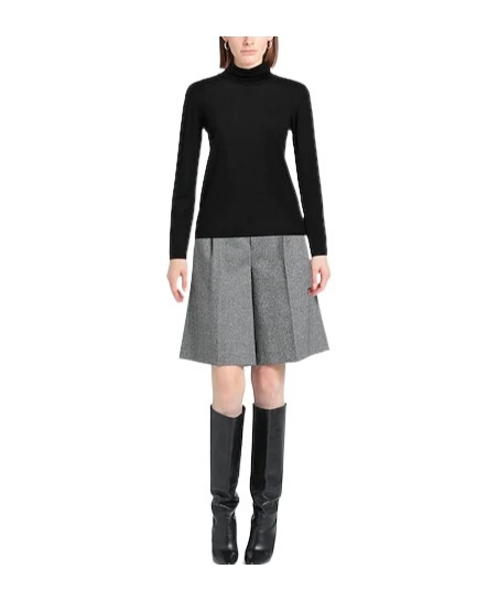 Max Mara Solid Lightweight Wool Turtleneck Sweater