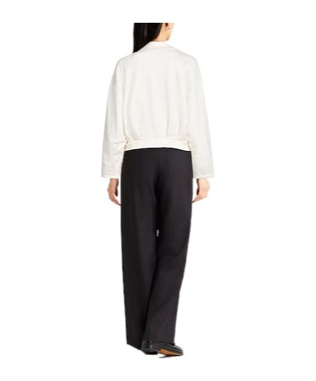 Max Mara Solid Color Fleece Jacket