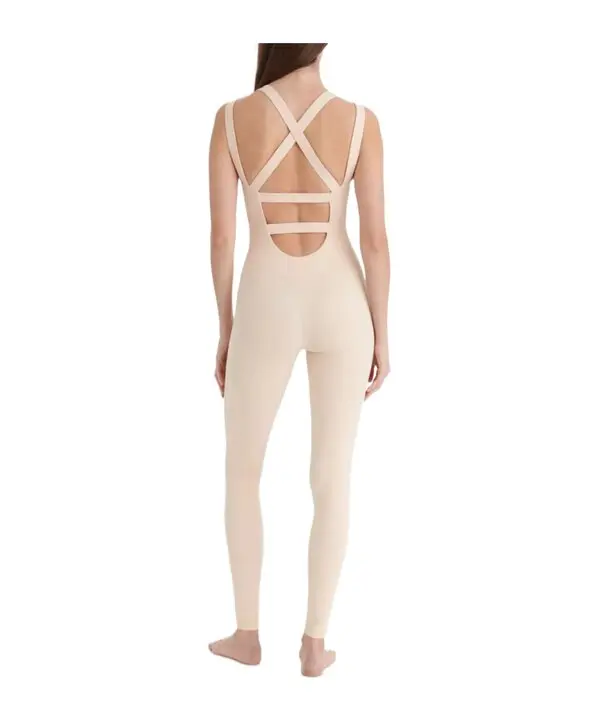 ERES Kathrine Jumpsuit With Criss-cross Back Detail - Nude