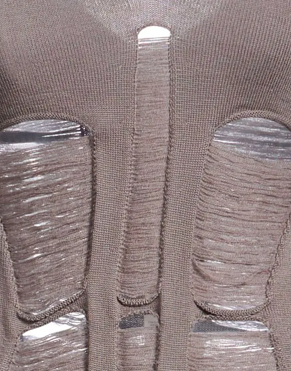 Rick Owens Solid Color Wool Knit Vest