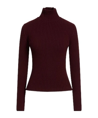 Max Mara Solid Turtleneck Knit Top