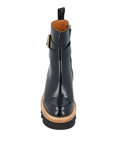 Chloé Patent Leather Block-heel Boots