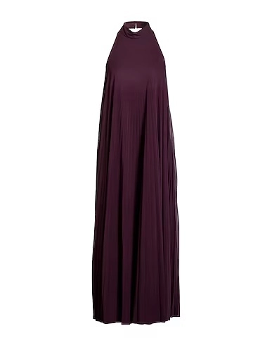 MAXCO. Pleated Halterneck Maxi Dress