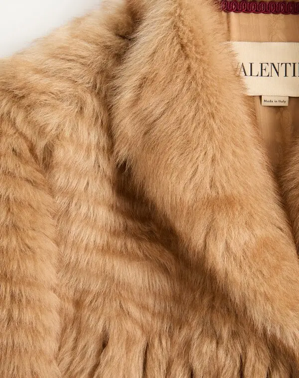 Valentino Garavani Concealed Front Fastened Long-sleeved Coat