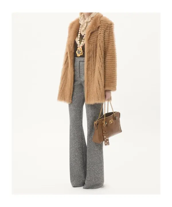 Valentino Garavani Concealed Front Fastened Long-sleeved Coat