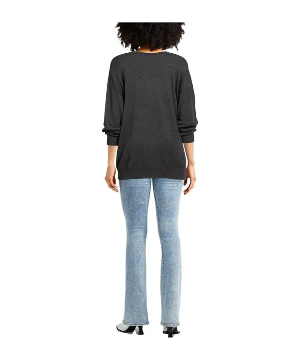 Isabel Marant Étoile Solid Color Wool V-neck Knit Sweater