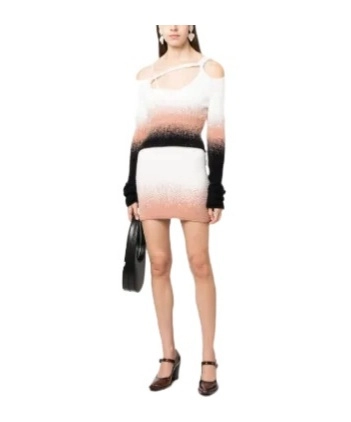 Ottolinger Gradient Effect Knitted Miniskirt