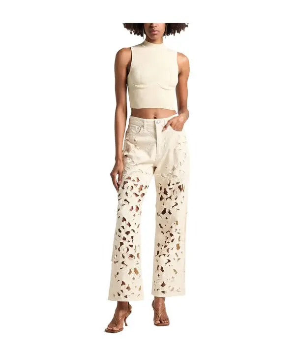Rag & Bone Plain Colour Denim Trousers