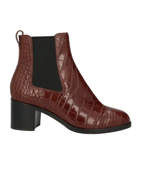 Rag & Bone Croc-embossed Leather Chelsea Boots
