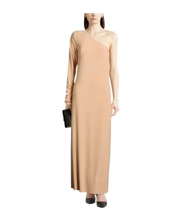 Sportmax One-shoulder Maxi Dress With Crystal Embellishments