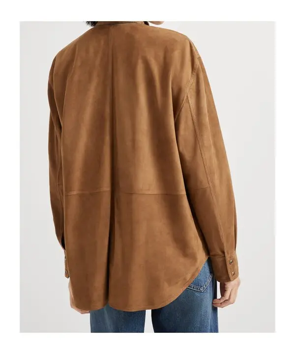 Brunello Cucinelli Leather Shirt