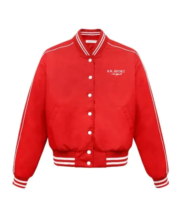 SPORTY  RICH Sporty & Rich Sr Sporty Varsity Jacket