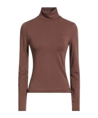 Rag & Bone Solid Color Turtleneck Long-sleeve T-shirt