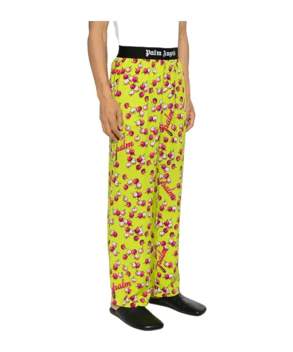 Palm Angels Cherry-print Trousers