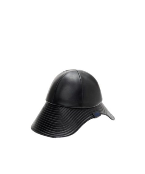 Loewe Calfskin Wide-brimmed Hiking Hat - Black