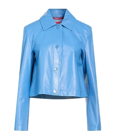 MAXCO. Max&co. Minimalist Leather Shirt