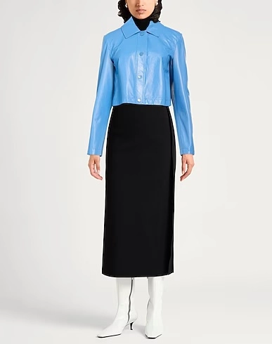 MAXCO. Max&co. Minimalist Leather Shirt