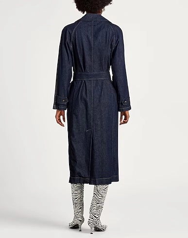 MAXCO. Denim Trench Coat