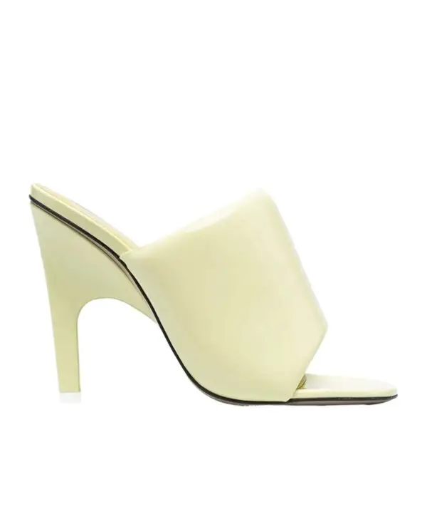 Attico Rem 120mm Open Toe Mules - Nude