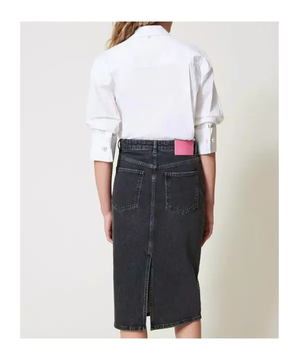 TWINSET Crystal-embellished Midi Skirt