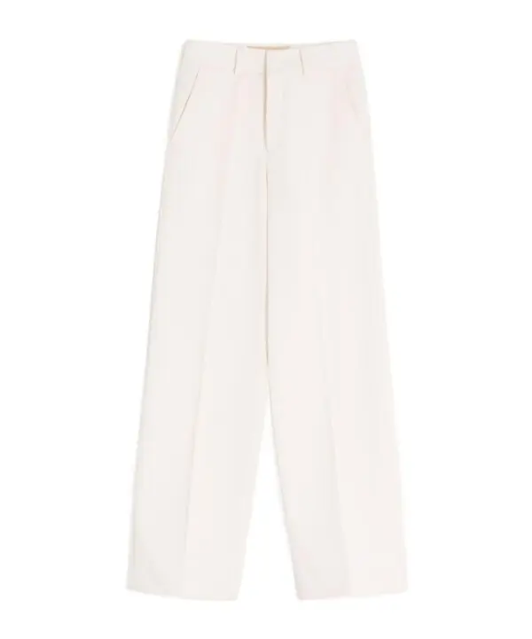 Valentino Garavani Pleated Wide-leg Trousers