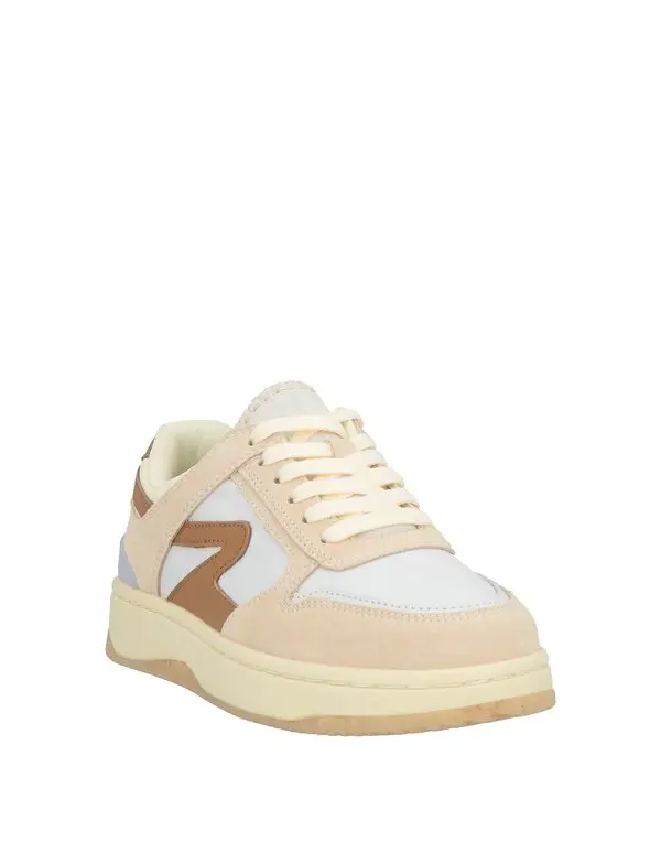 Rag & Bone Two-tone Suede And Leather Low-top Sneakers