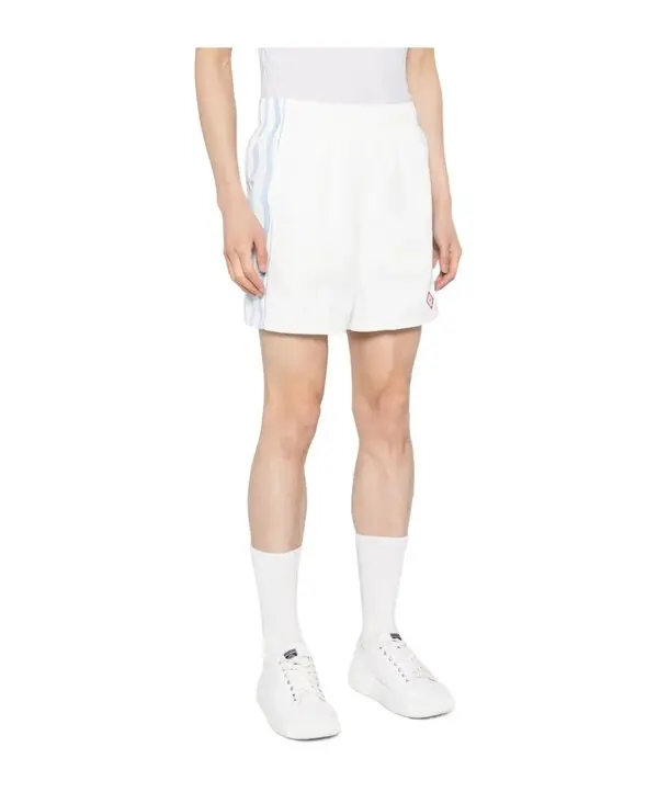 Casablanca Logo-appliqué Stripe Detail Shorts