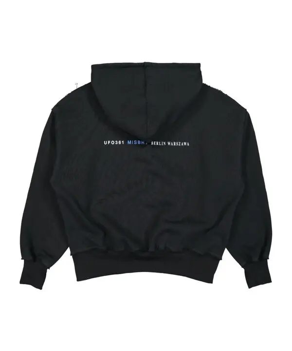 MISBHV X Ufo361 Logo Printed Long Sleeved Hoodie