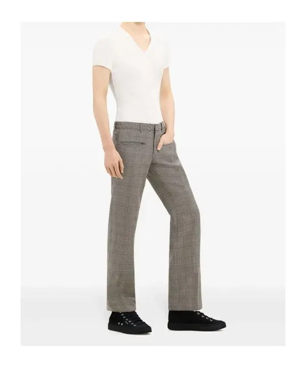COURREGES V-neck Cotton-blend T-shirt