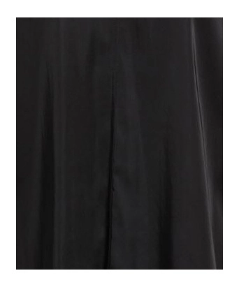 Rick Owens Solid-color Satin Short-sleeve V-neck Top