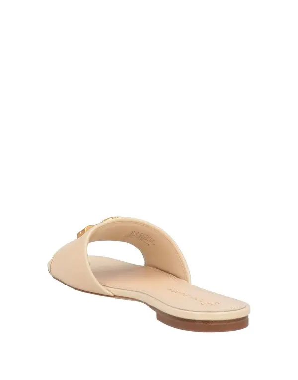Tory Burch Minimalist Comfortable Leather Slide Sandals