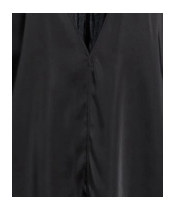 Rick Owens Solid-color Satin Short-sleeve Top