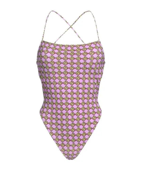 Tory Burch Geometric Print One-piece Swimsuit