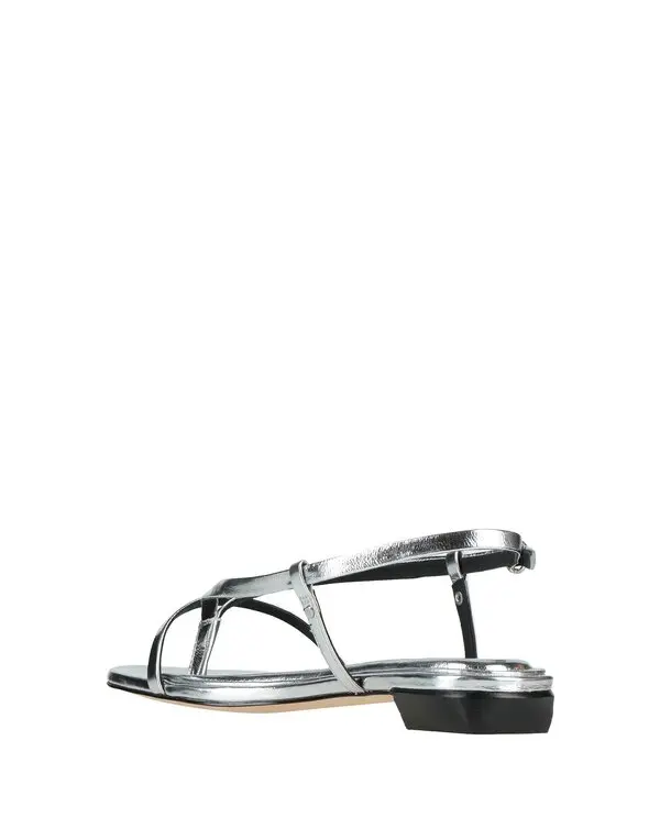 Rag & Bone Metallic Leather Slingback Thong Sandals