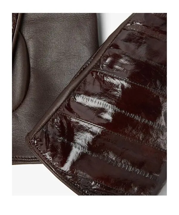 Fendi Chevron Hagfish Gloves