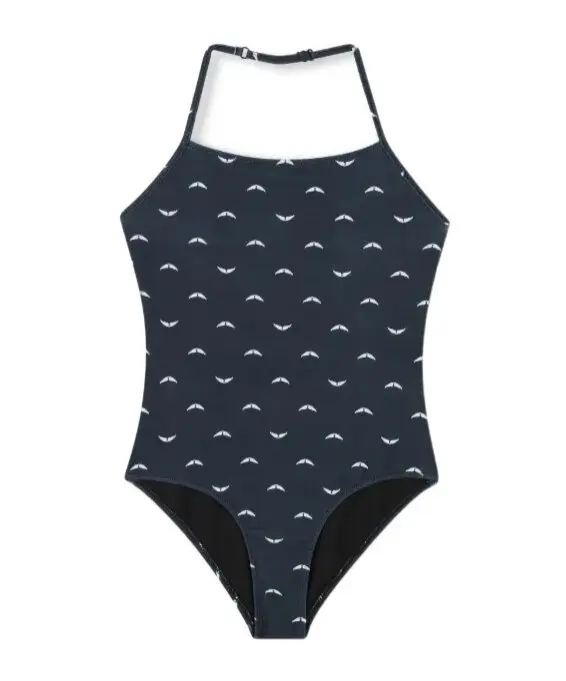 Zadig&Voltaire Printed Halterneck One-piece Swimsuit - Black