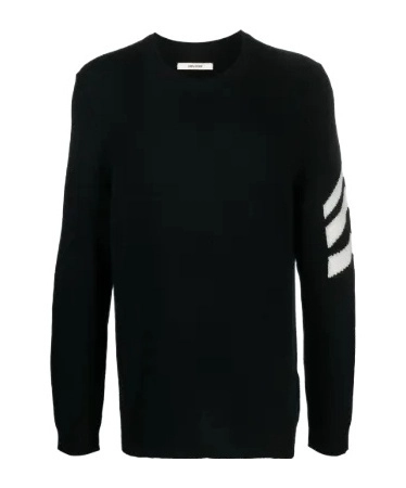 Zadig&Voltaire Stripe-detail Cashmere Jumper