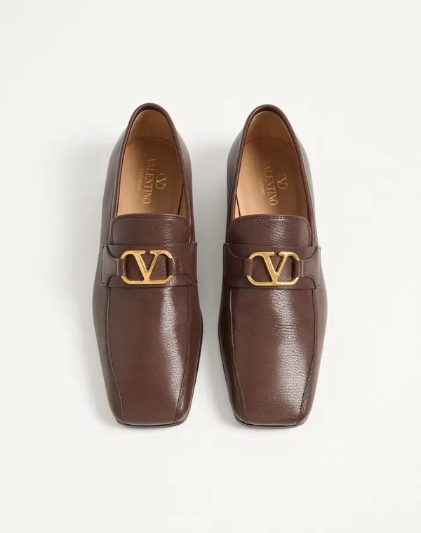 Valentino Garavani Vlogo Signature Kidskin Loafers