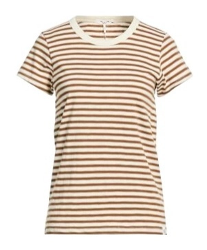 Rag & Bone Striped Printed Short-sleeve T-shirt