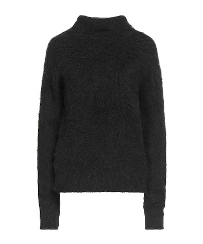 Sportmax Solid Color High Neck Knit Sweater