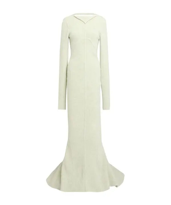 Rick Owens Comfy Knit Dress - White