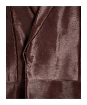 Rick Owens Solid Lapel Long-sleeve Jacket